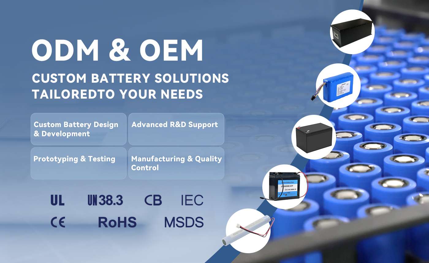ODM & OEM Lithium battery pack